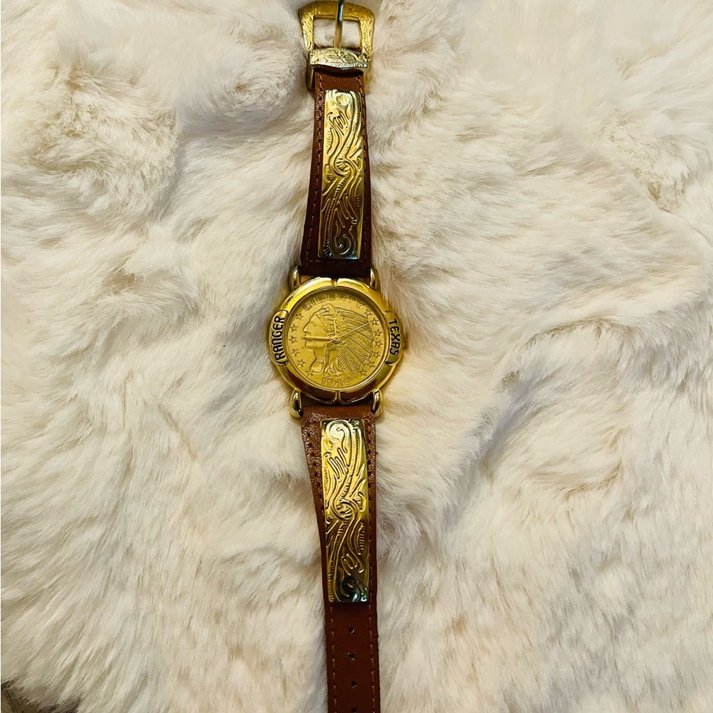 Vintage “Texas Ranger” Indian Head Liberty 1914 Face … - Gem